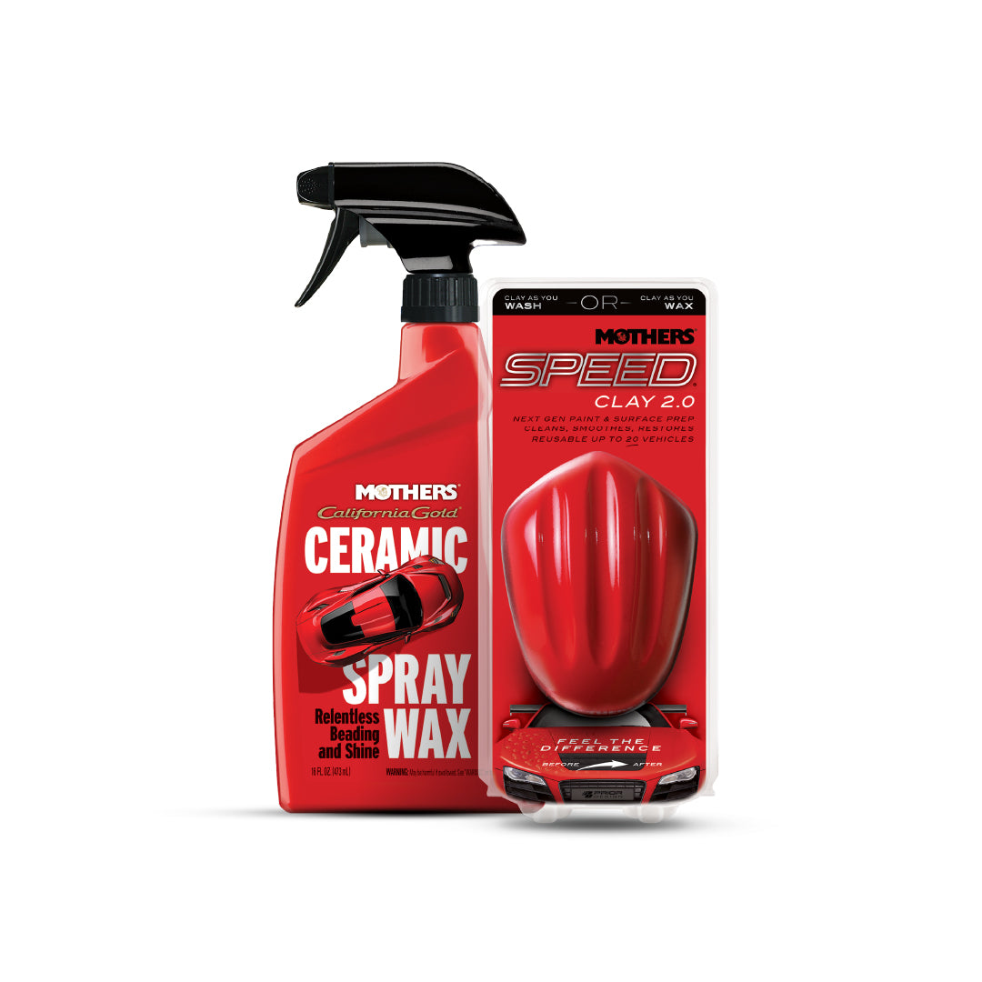 [เซ็ตสเปรย์แว็กซ์เซรามิก] Mothers® Ceramic Spray Wax + Speed Clay 2.0 ...